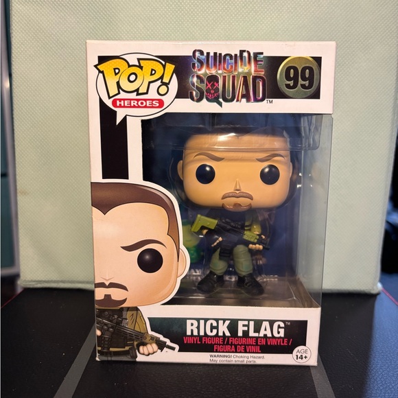 Funko | Accents | Funko Pop Rick Flag From Suicide Squad 99 Vinyl ...